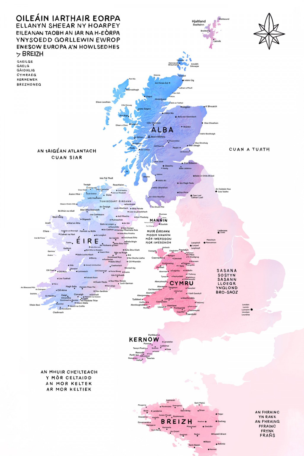 Celtic World - Vivid Maps