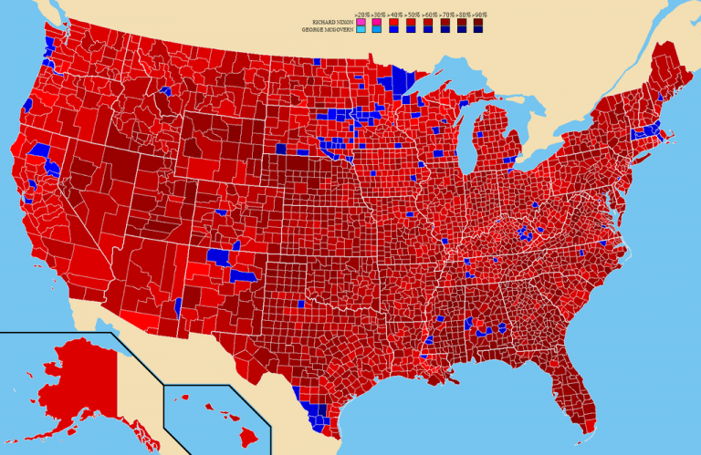 The U.S. Presidential Voting History Mapped - Vivid Maps
