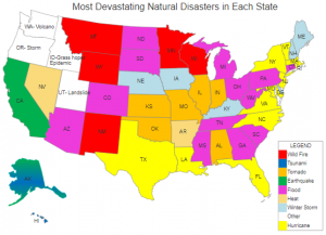 Most Devastating Natural Disasters in the United States - Vivid Maps