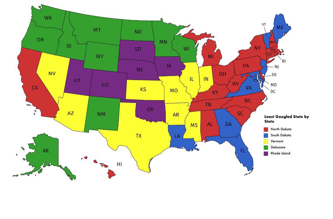 How Google Autocomplete Describes Every U.S. State - Vivid Maps