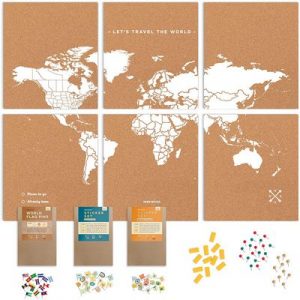 The Best Push Pin World Maps - Vivid Maps