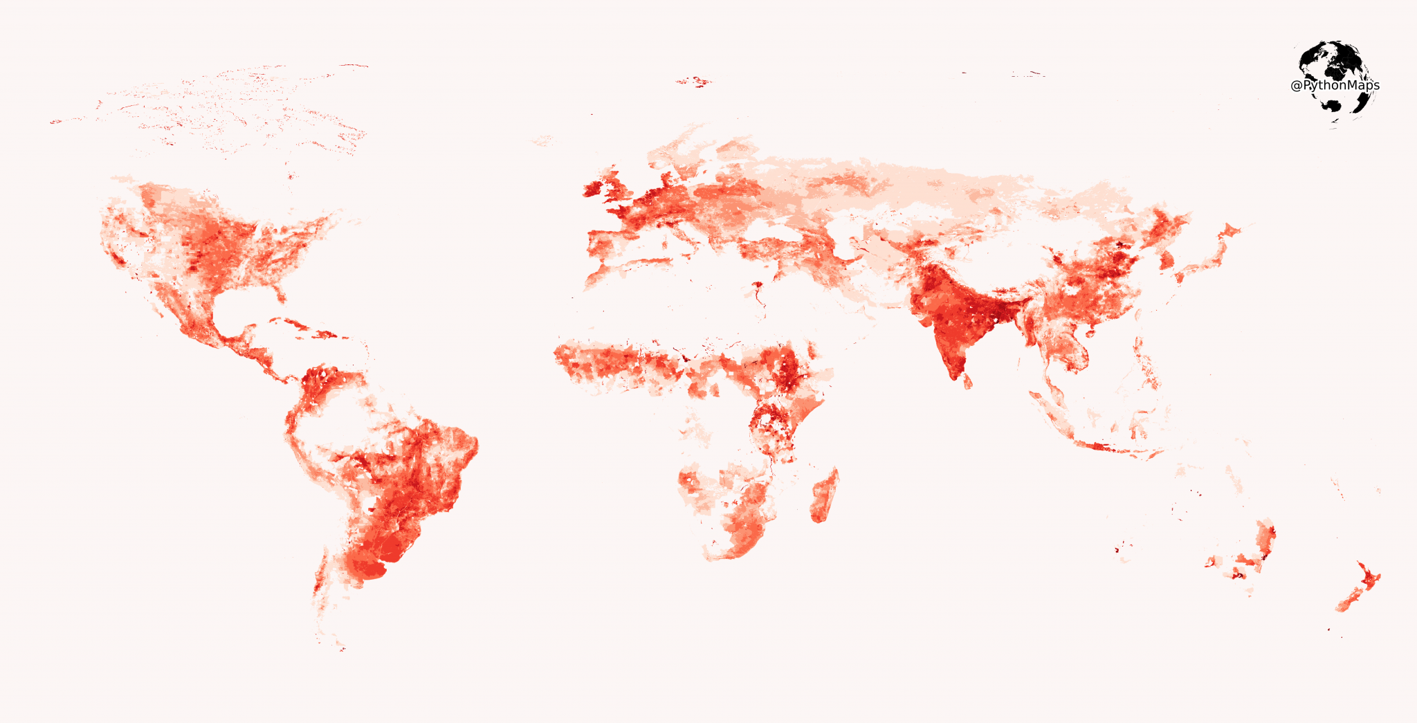 Cattle stock by country - Vivid Maps