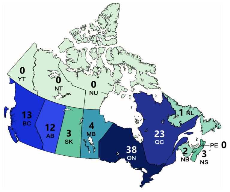 The population density in Canada - Vivid Maps