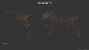 All Airports Around the World Mapped - Vivid Maps