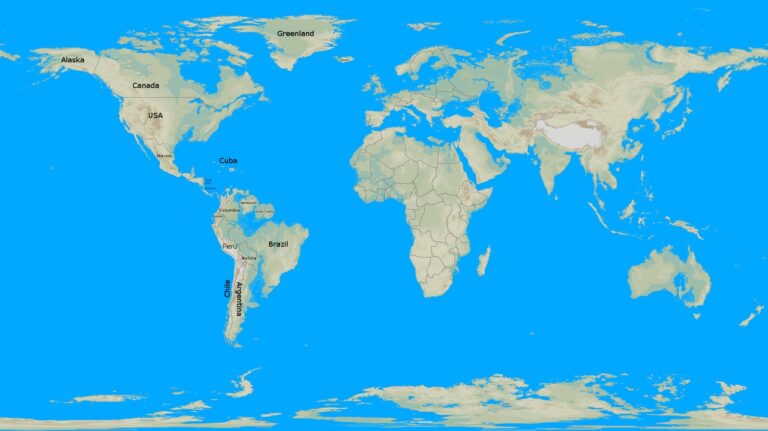 If the polar ice caps completely melted - Vivid Maps