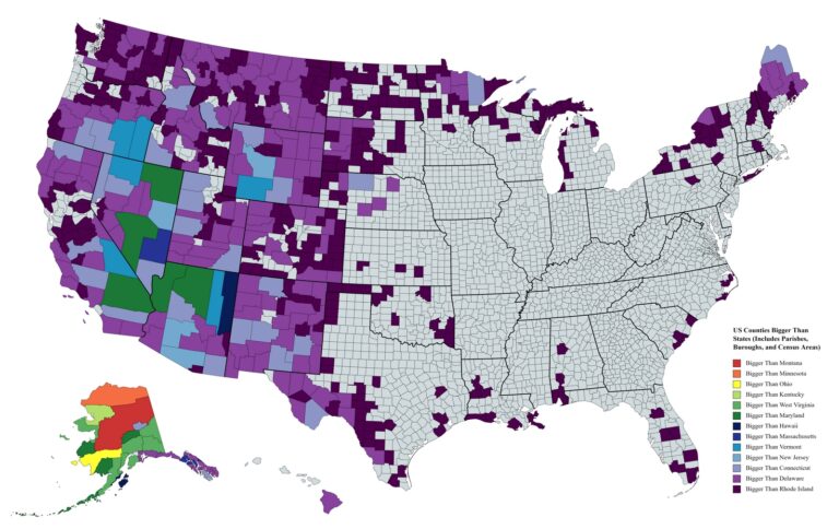 The most populous counties in the U.S. mapped - Vivid Maps