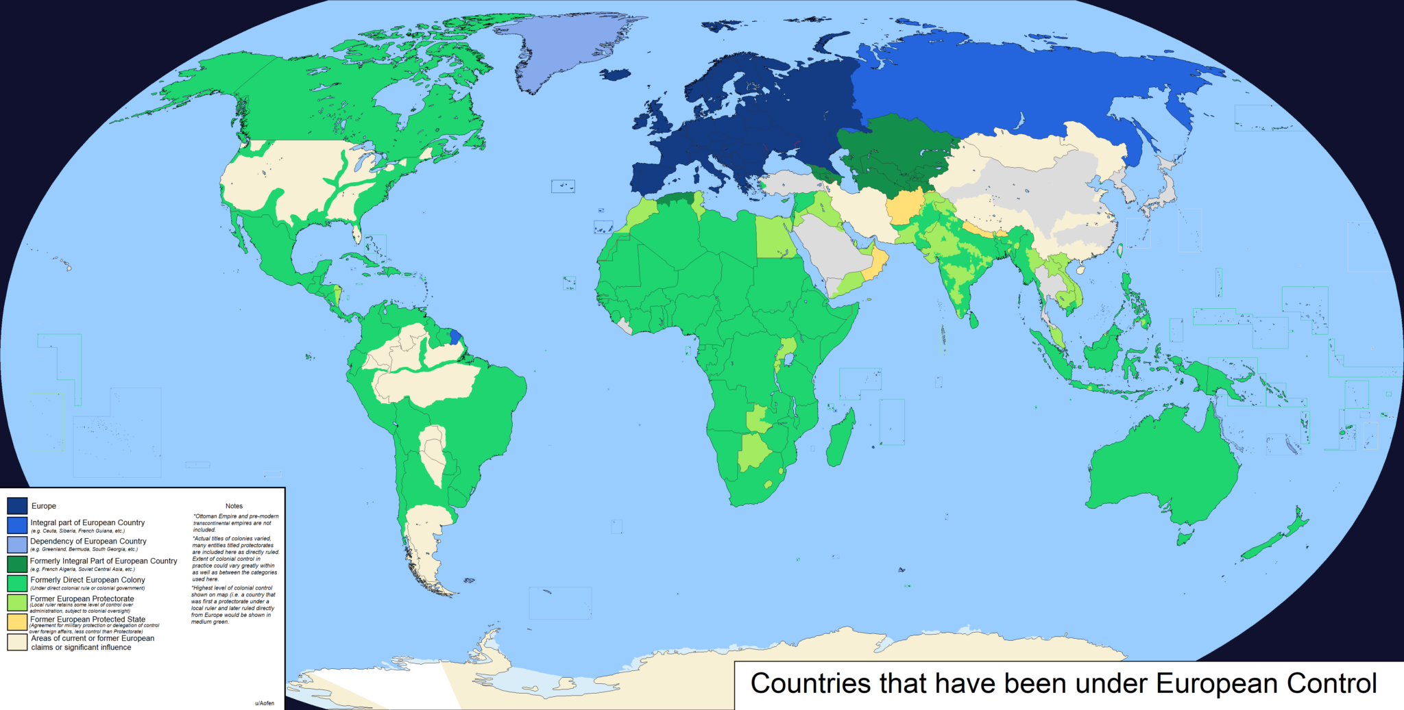 All countries invaded by France - Vivid Maps