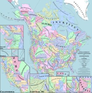 Languages of North America, before European colonization - Vivid Maps