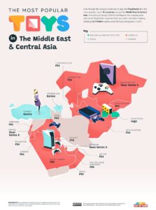 Every country's favorite toys, consoles, and board games mapped - Vivid ...