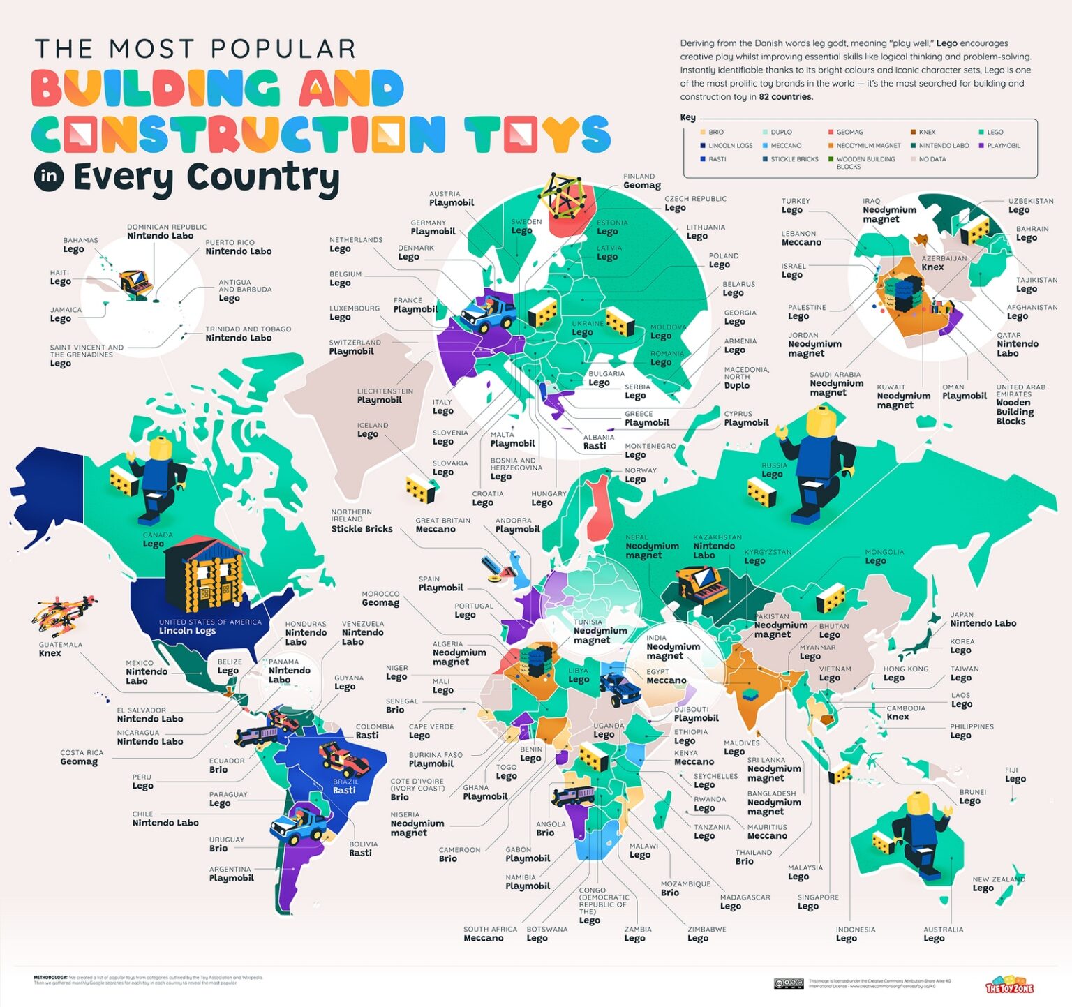 Every country's favorite toys, consoles, and board games mapped - Vivid ...