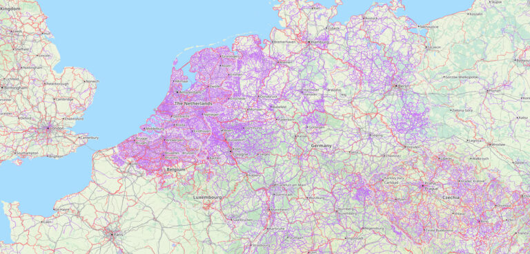 All bike Paths in the Netherlands Mapped - Vivid Maps