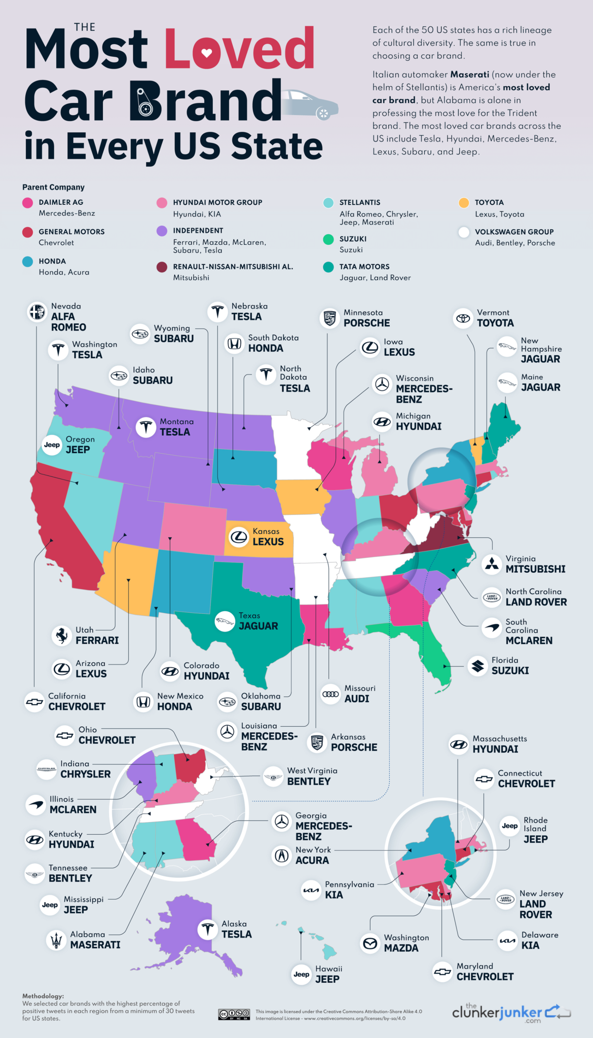 The Most Loved and Hated Car Brands in Every Country Mapped - Vivid Maps