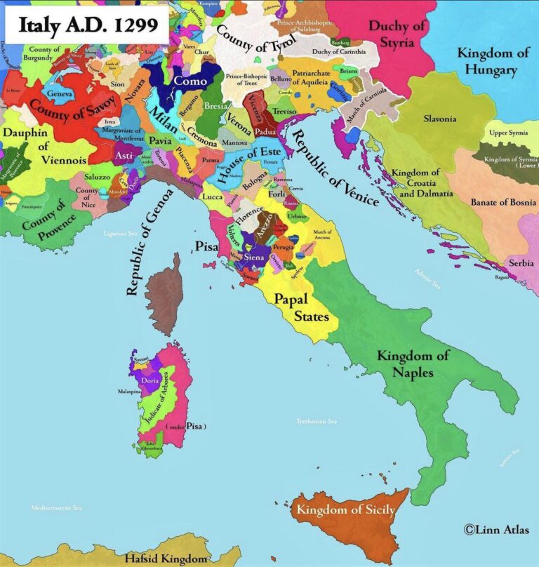 Italy through the years - Vivid Maps