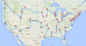 Road Trips Across the U.S. That You'll Never Forget - Vivid Maps