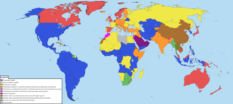 Government systems of the world - Vivid Maps