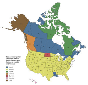 Languages of Canada mapped - Vivid Maps