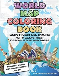 Best Geography, Map, and Travel Adult Coloring Books - Vivid Maps