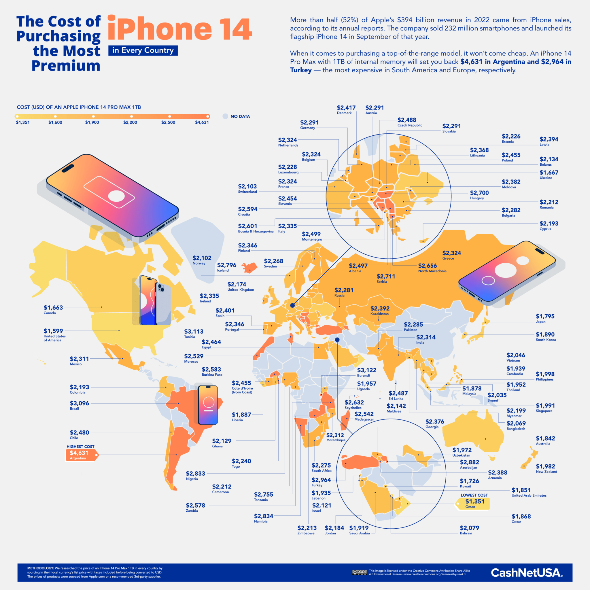 Where Is It the Most (and Least) Expensive To Be an Apple Superfan ...