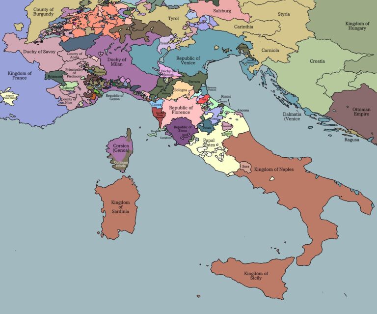 Italy through the years - Vivid Maps