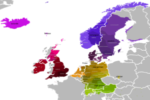 Languages of the British Isles throughout history - Vivid Maps