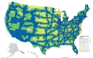 United States interstate system mapped - Vivid Maps