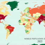 Countries by population density - Vivid Maps