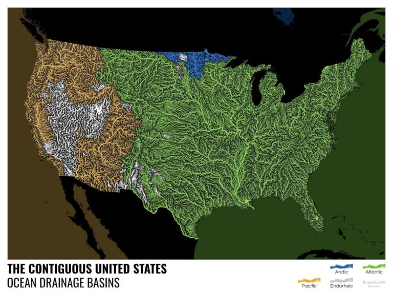 Rivers in the United States - Vivid Maps