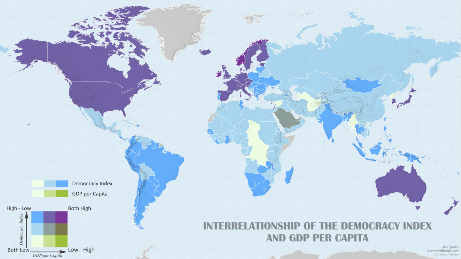 The Intrinsic Value of Democracy - Vivid Maps