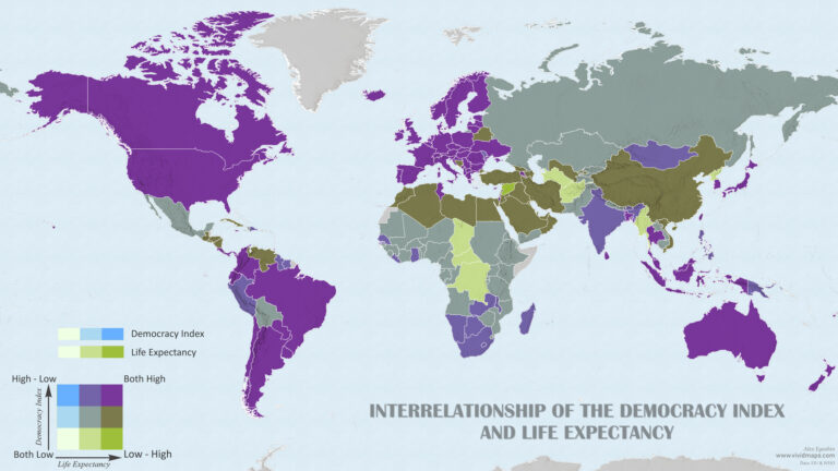 The Intrinsic Value of Democracy - Vivid Maps