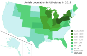 Where 410,000 Amish Live in America - Vivid Maps