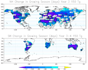 The Global Impact of a Nuclear Winter - Vivid Maps