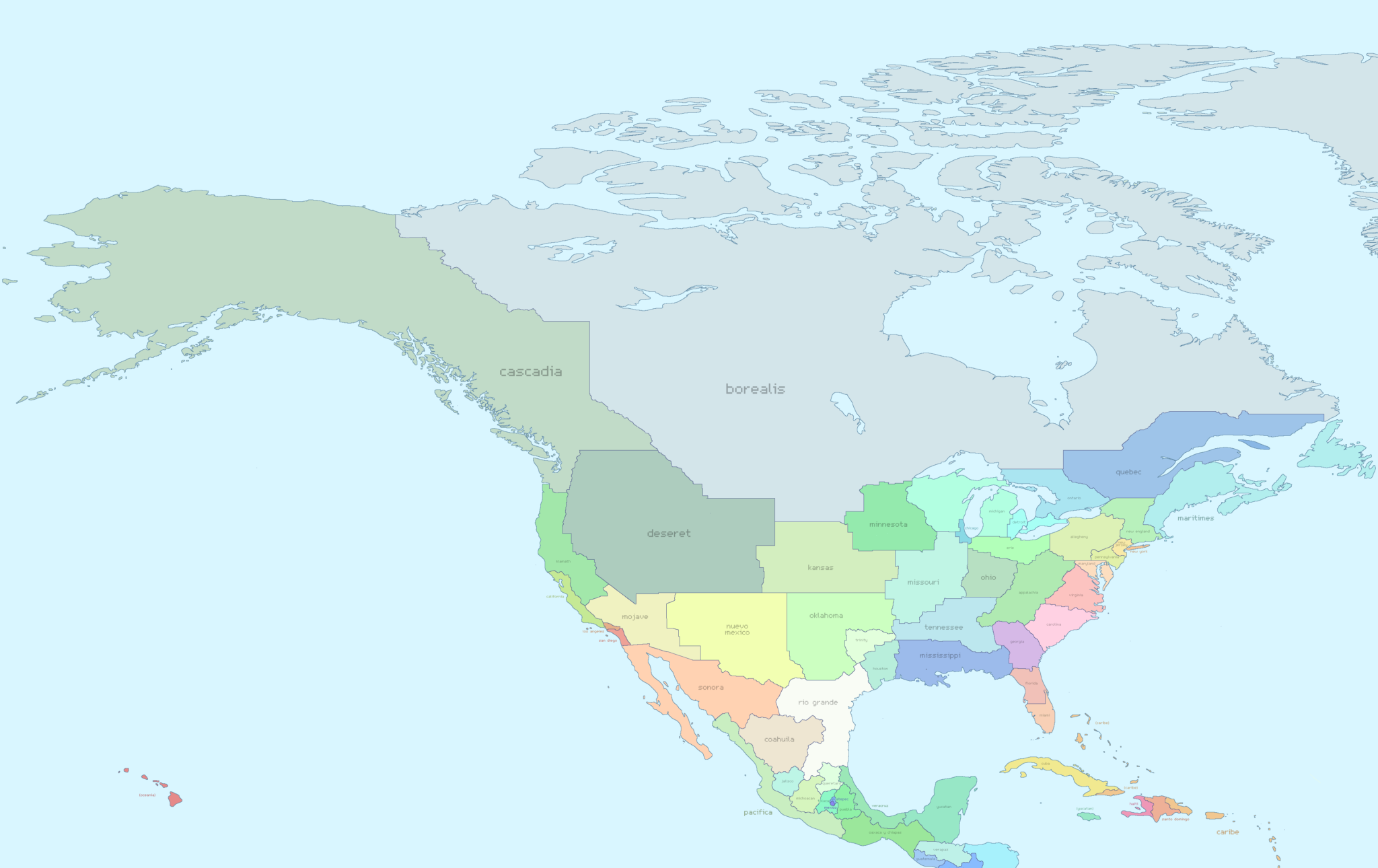 Exploring the World Map Divided into 804 Zones of 10 Million People ...