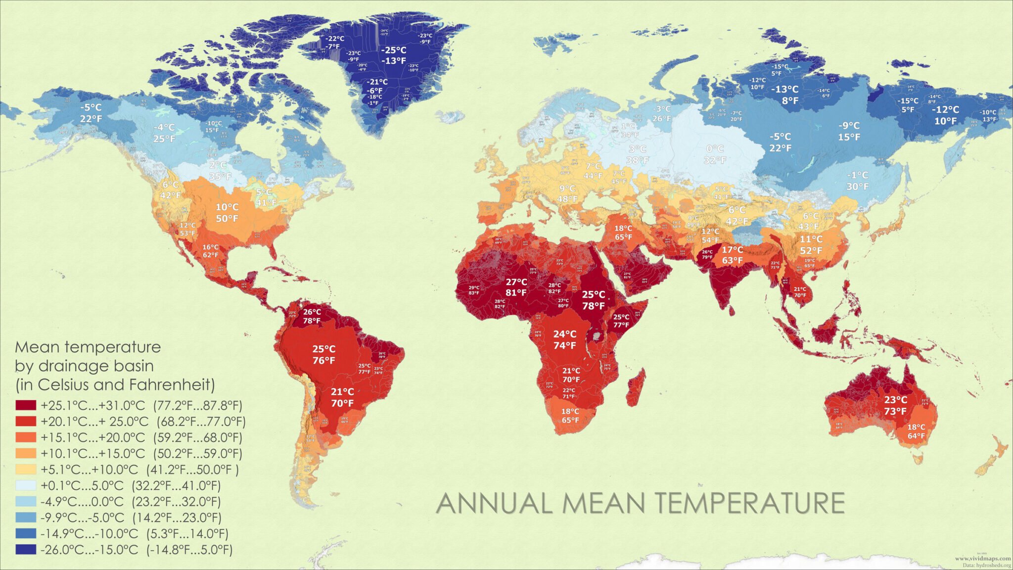 River Basins as Countries: A New World Map - Vivid Maps