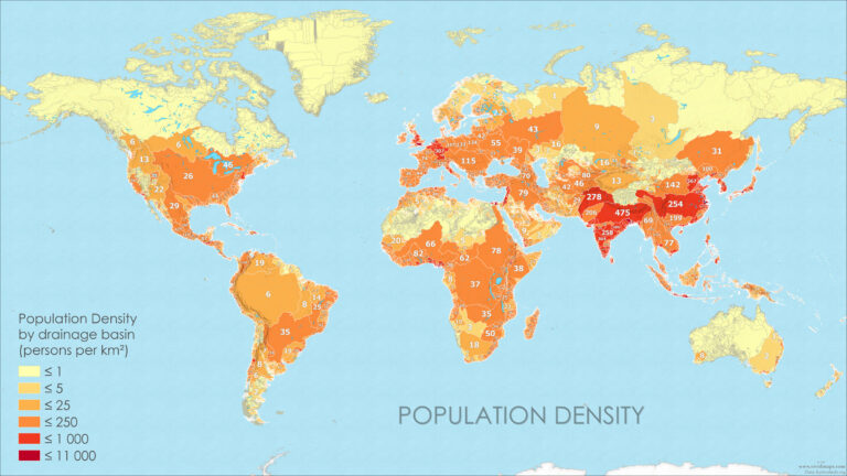River Basins as Countries: A New World Map - Vivid Maps