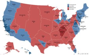 A Fresh Take on the United States Map: Urban Centers Redraw Political ...