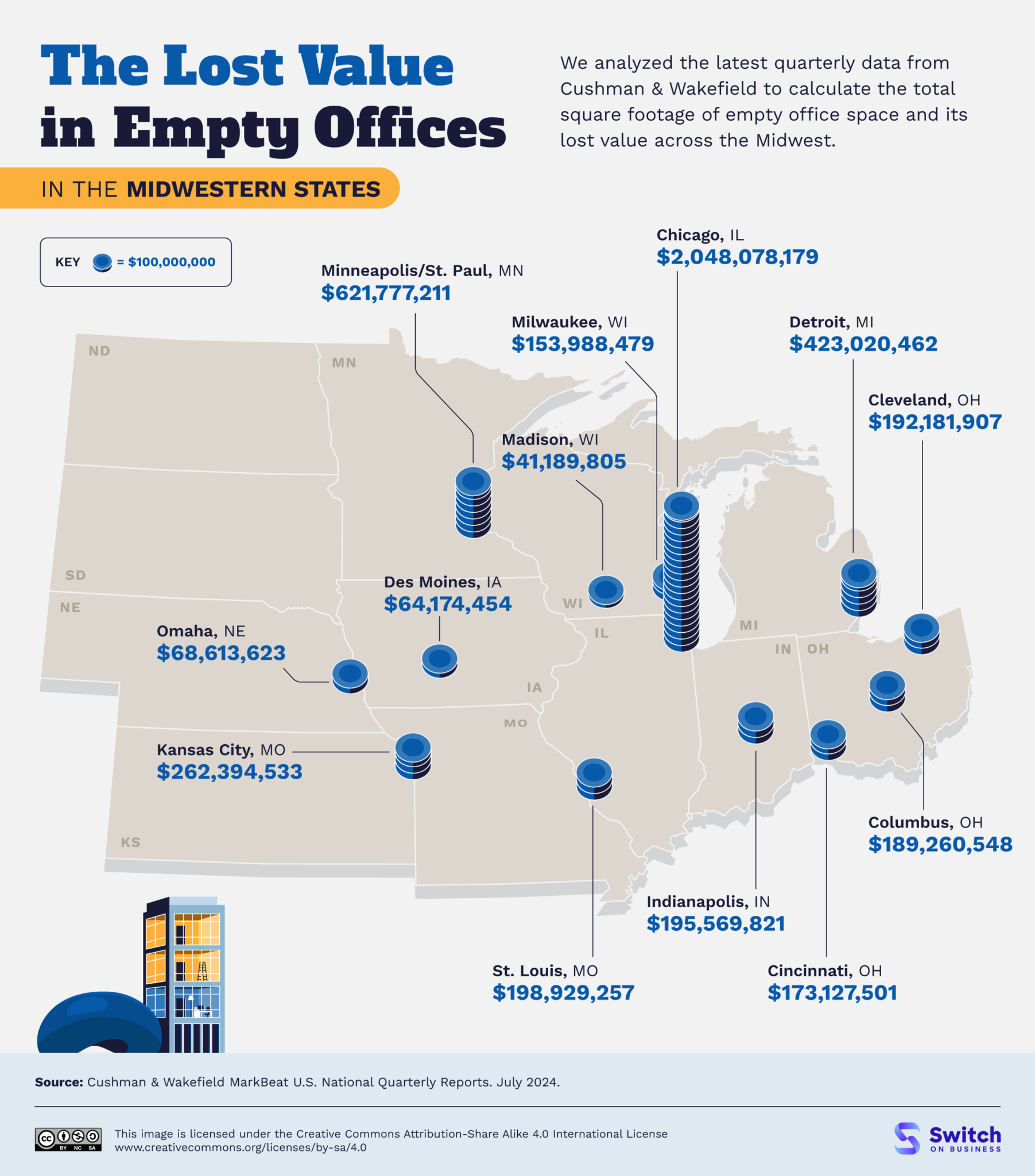 The Geography of Empty Offices: Mapping America's Urban Vacancy Crisis ...