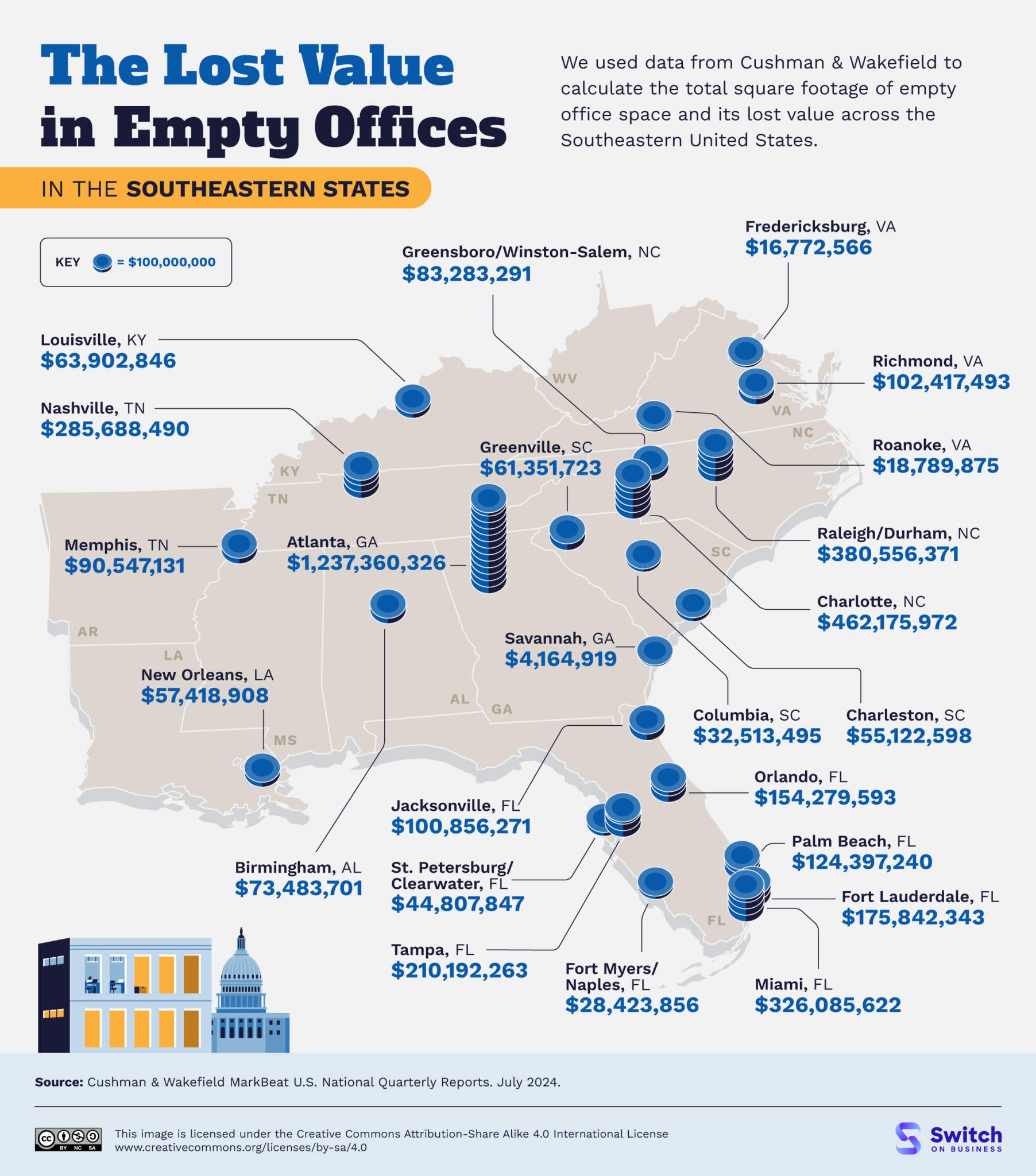 The Geography of Empty Offices: Mapping America's Urban Vacancy Crisis ...