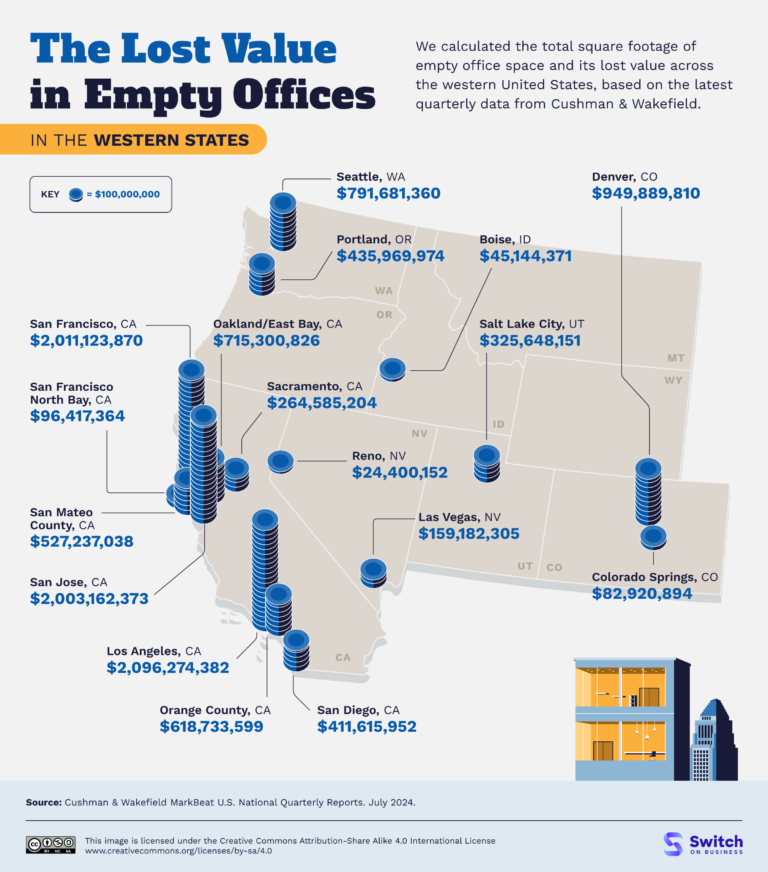 The Geography of Empty Offices: Mapping America's Urban Vacancy Crisis ...