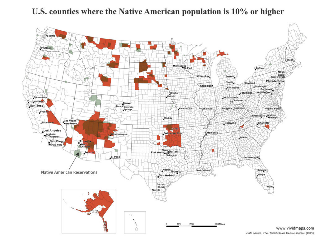 Native Tribes of North America Mapped - Vivid Maps