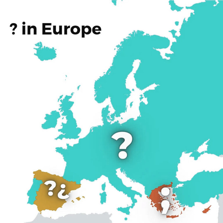 Questioning Borders: How Europe Marks Its Questions - Vivid Maps