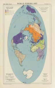 The 1957 Times Atlas Map: A Strategic View of Cold War Alliances ...
