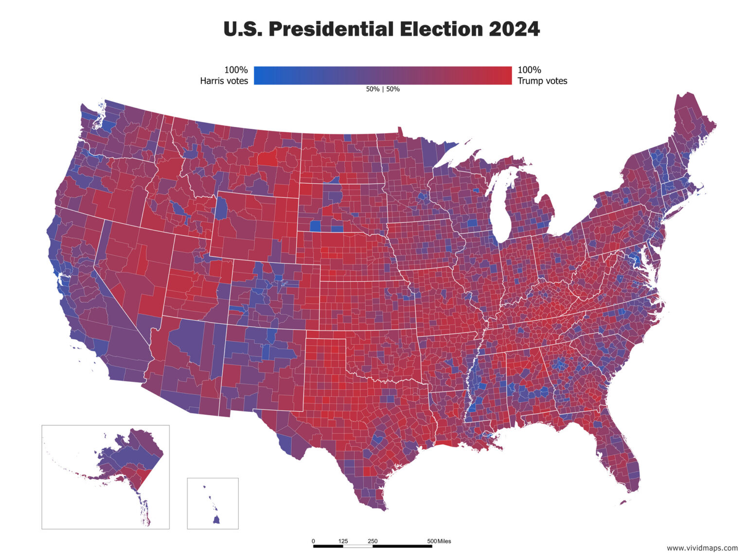 Mapping America's Rightward Shift: The 2024 Presidential Election ...