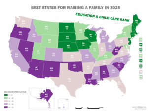 Best States for Raising a Family: A Comprehensive Analysis - Vivid Maps