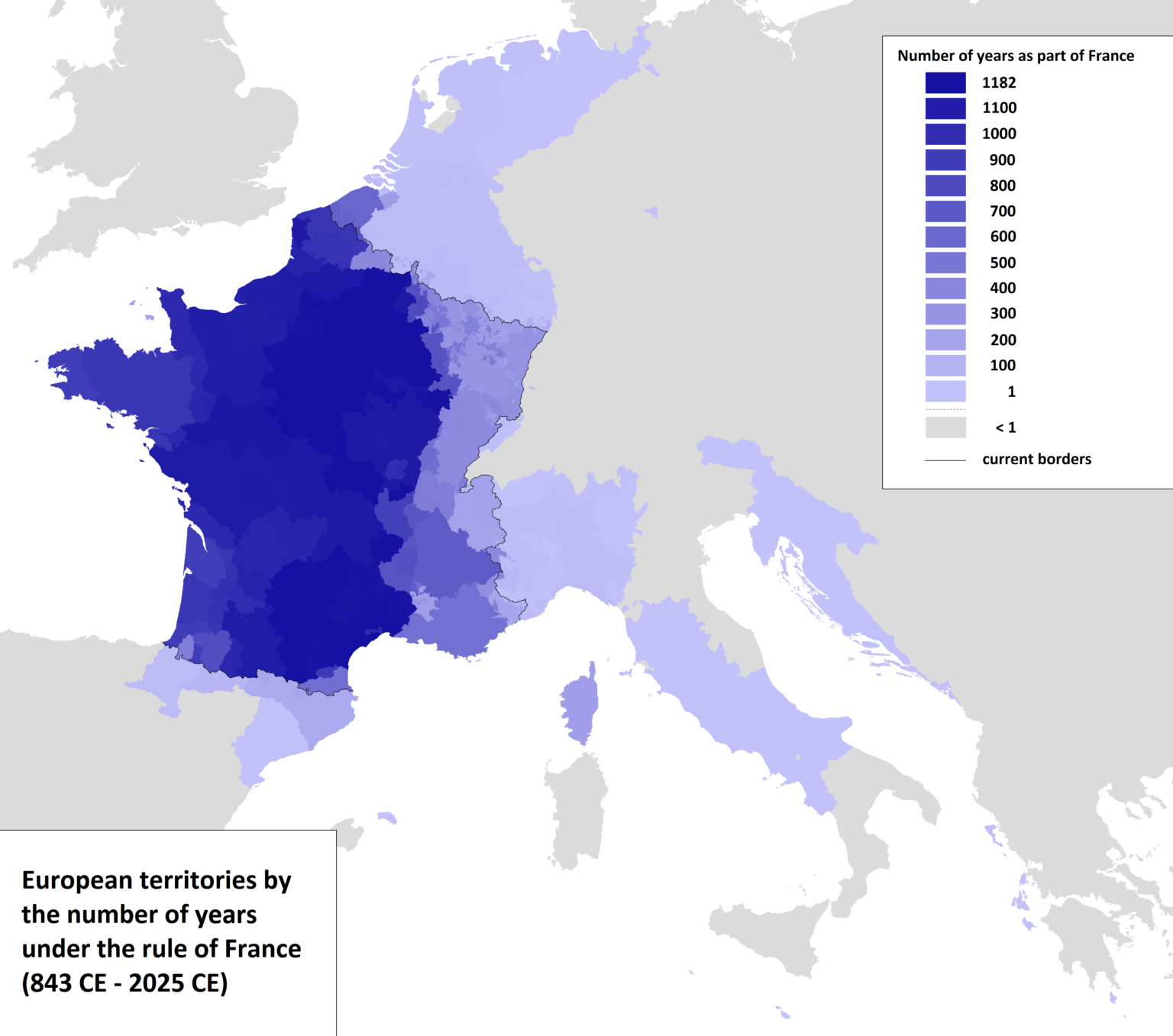 How Long Was Your Region Part of France? A Look at European Territories ...