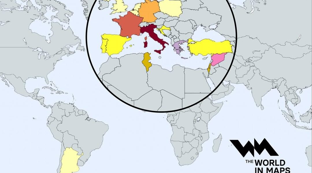 Maps of World Religions - Vivid Maps