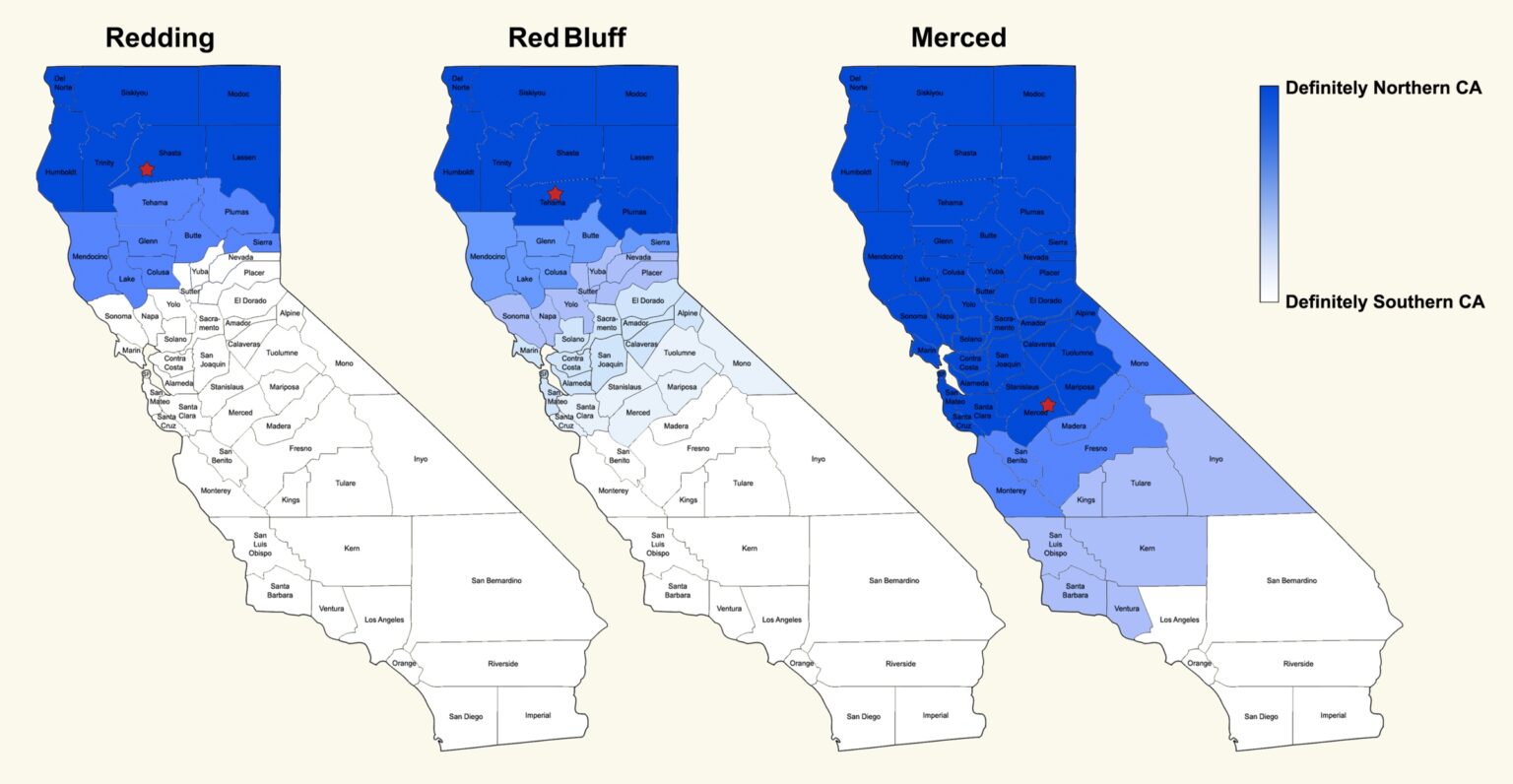 Where Does Northern California Actually Begin? - Vivid Maps