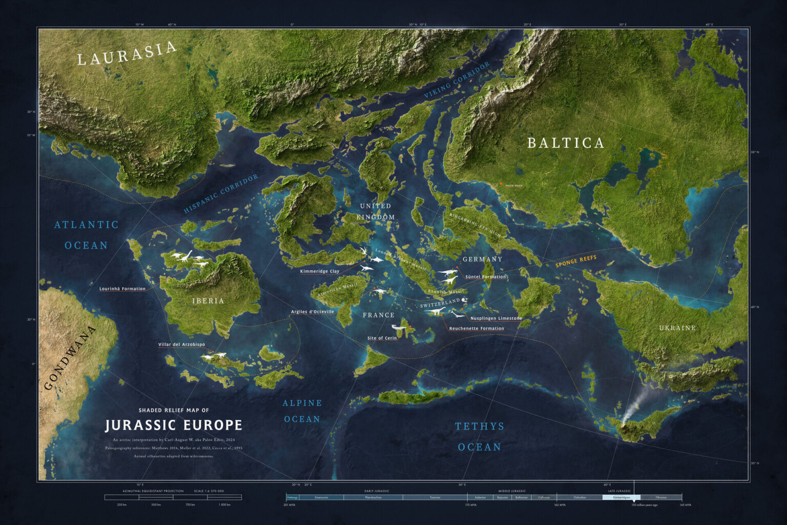 What Europe Looked Like in the Jurassic Period - Vivid Maps