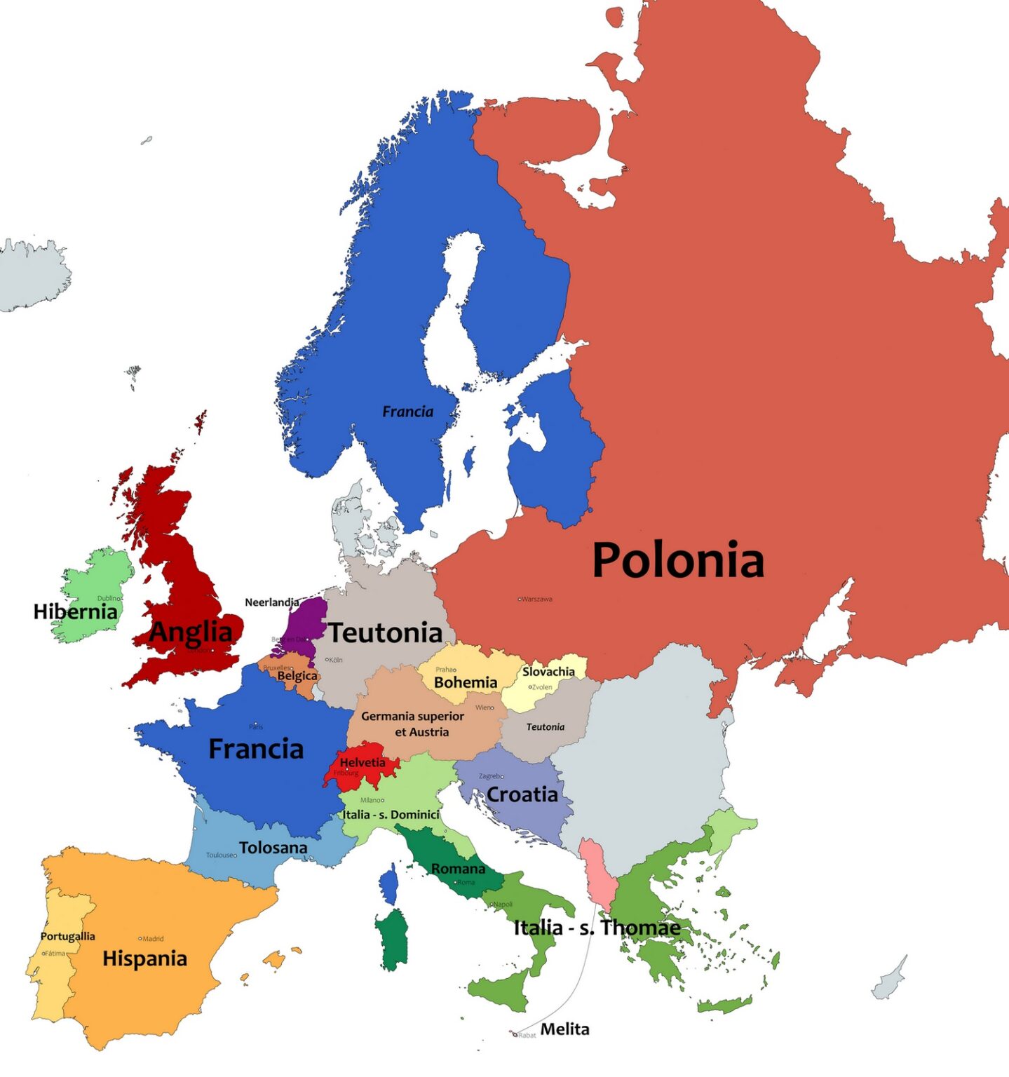 Dominican Order Provinces in Modern Europe - Vivid Maps