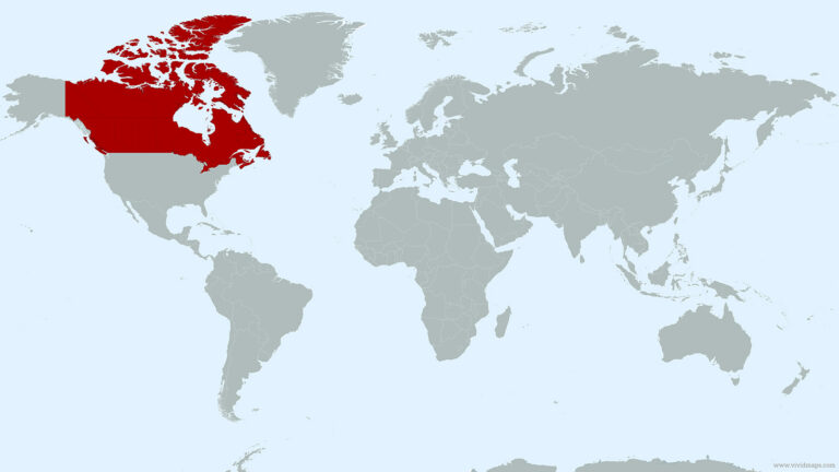 Map of Canada - Vivid Maps