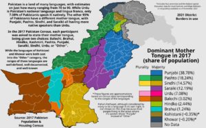 Pakistan Language Map: When Only 7% Speak the Official Language - Vivid ...